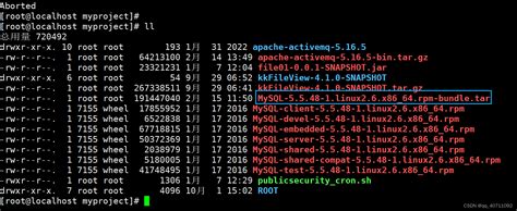linux安装mysql以及配置远程连接 mysql client version 5 5 68 mariadb csdn博客