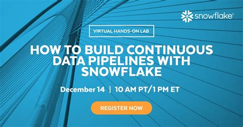 snowflake on linkedin how to build continuous data pipelines with