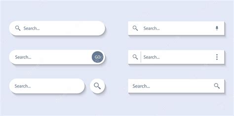 Premium Vector Search Bar For Ui Design And Web Site Search Address And Navigation Bar Icon