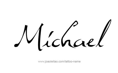 Michael Angel Name Tattoo Designs