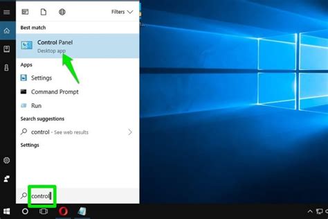 How To Open Control Panel In Windows 10