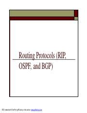 Routing Protocols RIP OSPF And BGP Explained Optimal Course Hero