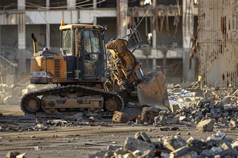 Premium Photo Industrial Compactor Machine In Action Best Compactor