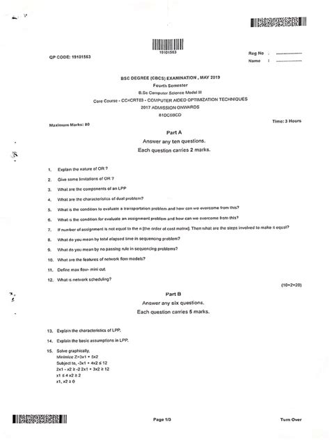 Computer Aided Optimization Techniques May 2019 Pdf