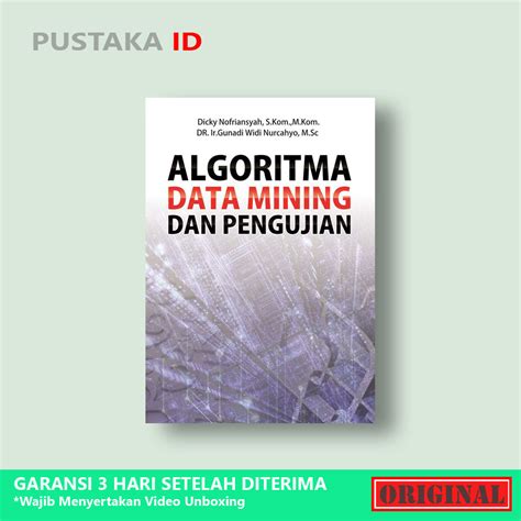 Data Mining And Test Algorithm Book Deepublish Shopee Malaysia
