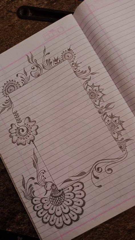 Border Design With Highlighter