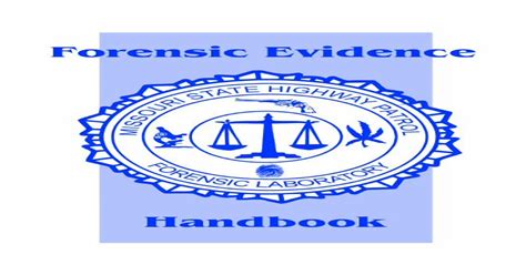 pdf forensic evidence handbook crime scene investigator network