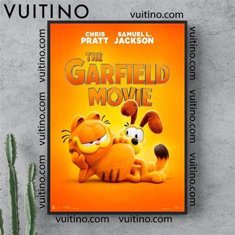 Chris Pratt Samuel L Jackson The Garfield Movie No Frame Vertical Poster