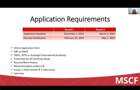 Application Requirements Quantnet