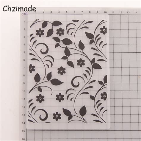 Badu Bg Chzimade Flower Scrapbooking Пластмасови релефни папки за изработка на картички Направи