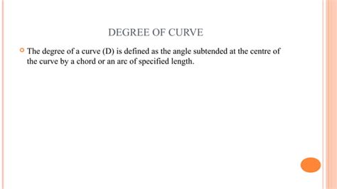 simple circular curve