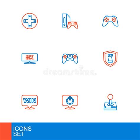 Set Line Joystick For Arcade Machine Power Button Medal Chess Shield Computer Monitor Game