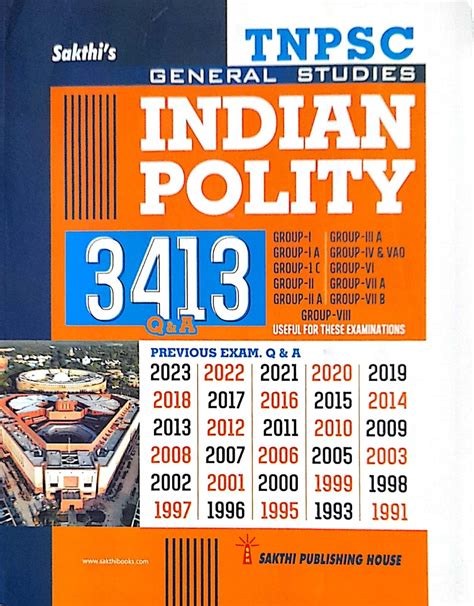 Routemybook Buy Sakthi Tnpsc Indian Polity Previous Years Exam Papers