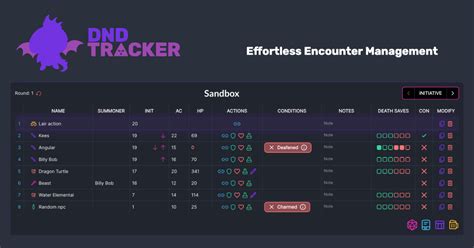 Github Lilmeesdnd Tracker Track Your Dnd Encounters Effortlessly