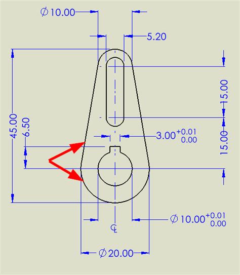 How To Annotate A Tangent Relationship In Drawing Is There A Way R