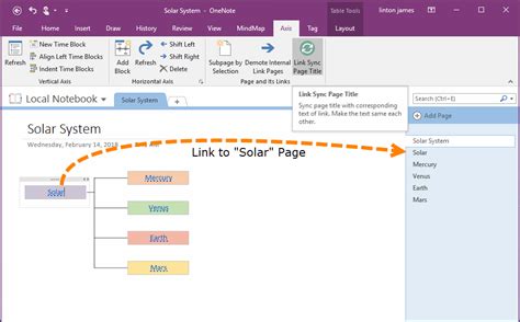 Make Text Of Links Same As Title Of OneNote Pages By One Click Office OneNote Gem Add Ins