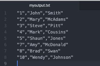 How To Save Mysql Query Output To A File Database Star