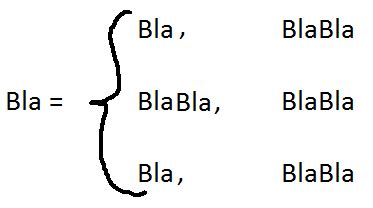 Tables Math Mode Gathering Terms Using Braces TeX LaTeX Stack Exchange