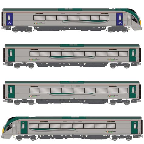 Ie 22000 Class Icr 4 Car In 2020 Ir Livery With Blue Doors Cycle — Accurascale