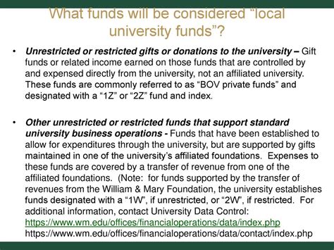 Overview Of Local Funds Expenditure Policy Revised As Of July 1 Ppt