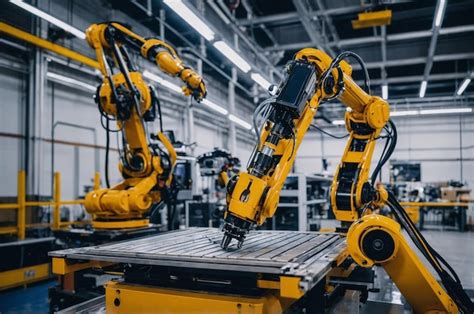 Aidriven Robotics Enhancing Production Quality In Factories Premium