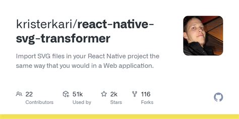 GitHub Kristerkari React Native Svg Transformer Import SVG Files In