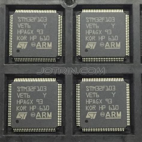 stm32f103vet6 st embedded processors and controllers jotrin electronics