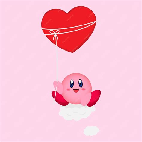 Premium Vector Kirby Character Vector Illustration