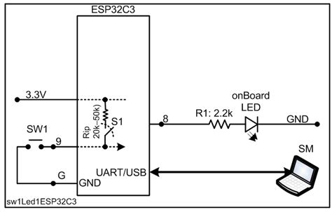 make a button work with esp32 c3 super mini general guidance