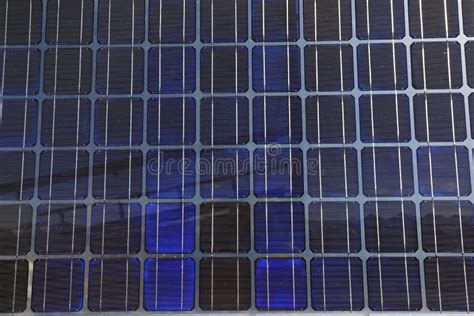 Solar Electric Cell Array Stock Photo Image Of Green