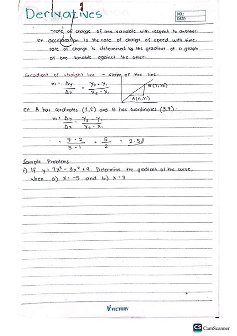 Derivatives Calculus BS Biology Studocu