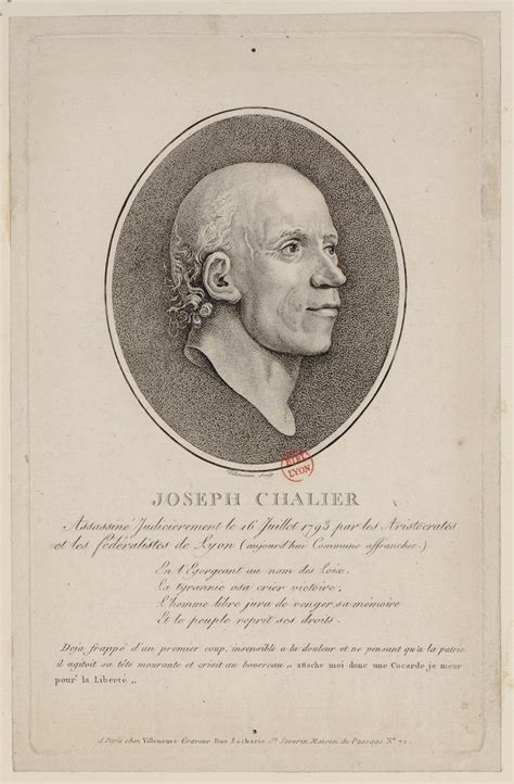 Joseph Chalier Assassiné Judiciairement Le 16 Juillet 1793 Par Les Aristocrates Et Les