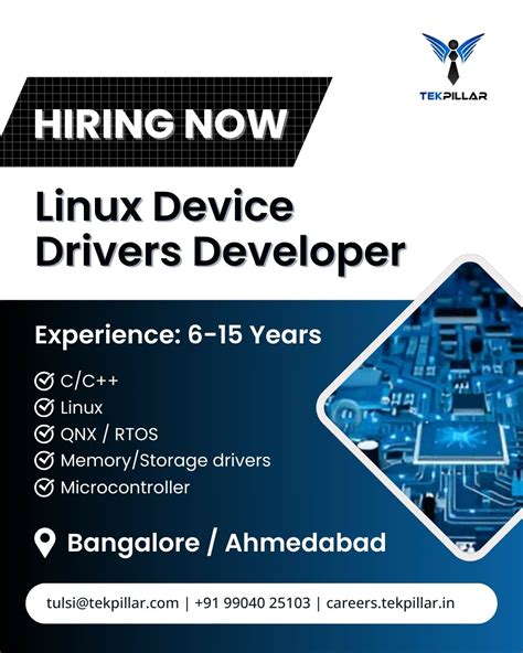 🚀 exciting career opportunity linux device drivers developer tulsi virani