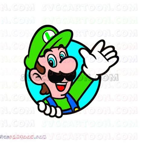 Mario Luigi Svg