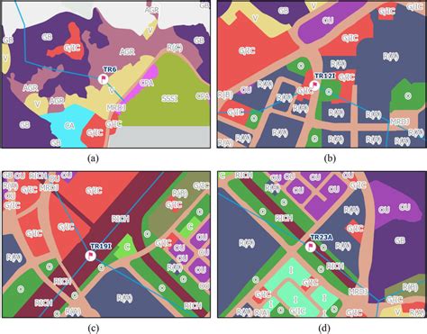 The Distribution Maps Of Geographical Condition For Monitoring Stations