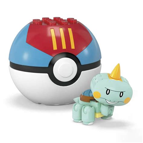 Mega Construx Pokemon Series 18 Poke Ball Chewtle Maziply Toys