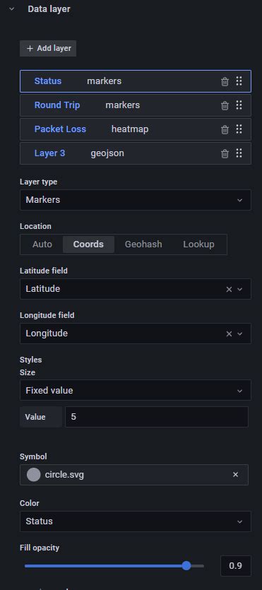 is it possible to show live host status from checkmk on grafana geomap grafana grafana labs