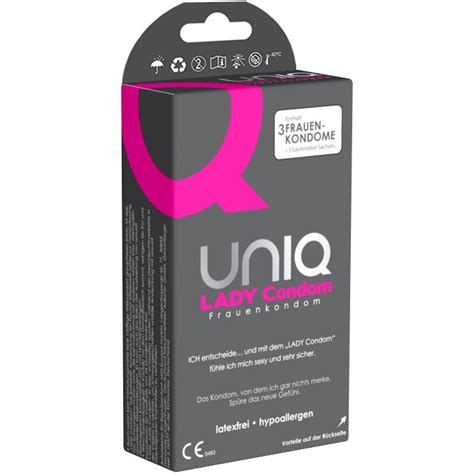Uniq Lady Condom Kondomslip Latexfreie Frauenkondome Keine