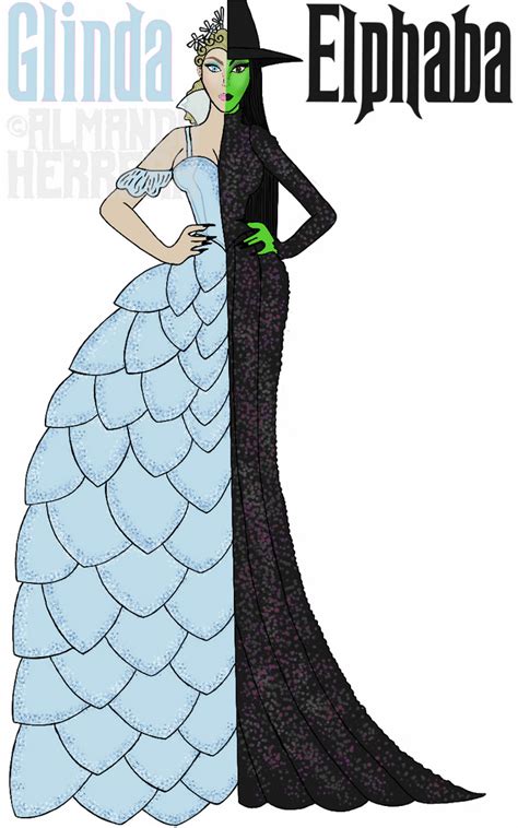 Glinda And Elphaba By Mando776 On Deviantart