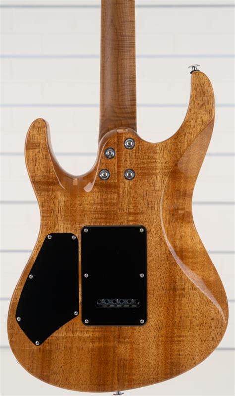 Suhr Firehouse Guitars Exclusive Modern Koa Hsh Electric Guitar Ebony
