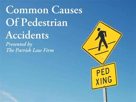 Pedestrian Vehicle Accidents Common Injuries Patterns