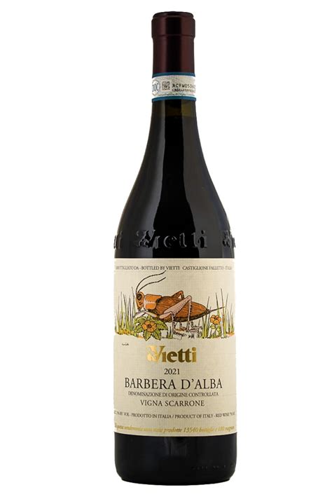 2021 Vietti Barbera Dalba Scarrone Viesca21 Dor To Door