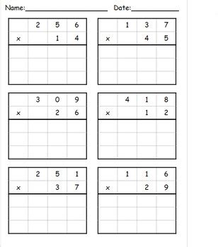 Multi Digit Multiplication By Limit Lyss Learning TPT