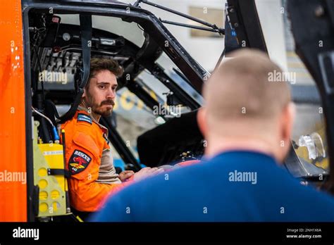 A Royal Canadian Air Force Ch 149 Cormorant Helicopter Crew Member From