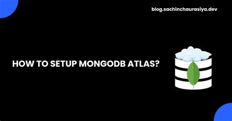 How To Set Up Mongodb Atlas