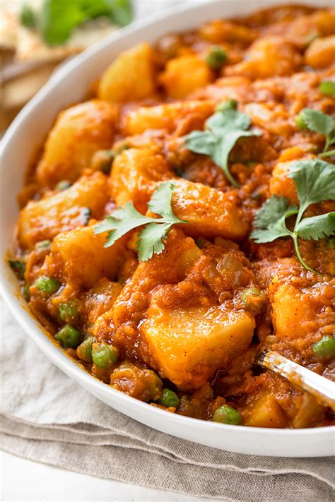 Potato Curry With Peas The Cozy Apron