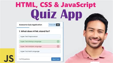 Quiz App In Javascript Using Api Javascript Projects Javascript Tutorials Youtube