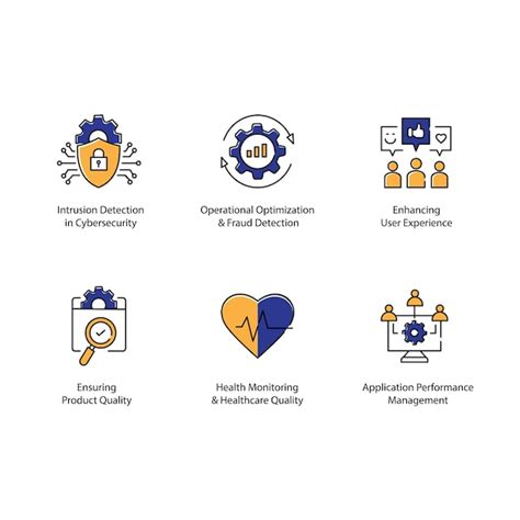 Premium Vector Anomaly Detection Ai Vector Icon Design Set Enhancing
