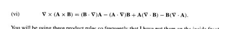 Curl Of A Cross Product Raskmath