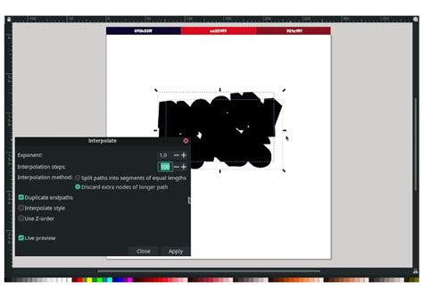 How To Create A 3d Text Effect With Interpolate On Inkscape Zakey Design